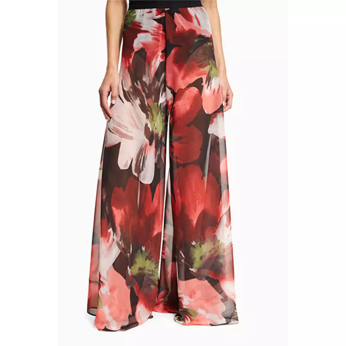 Wide Palazzo Pants Carmen Marc Valvo