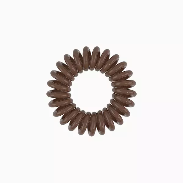 Gelang rambut elastis elastis yang diwarga hari curang gila untuk cokelat