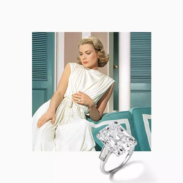 Grace Kelly ერთად Cartier ბეჭედი