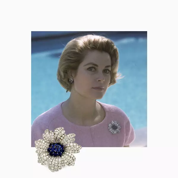 Grace Kelly ერთად ბლოკი ვან Cleef & Arpels