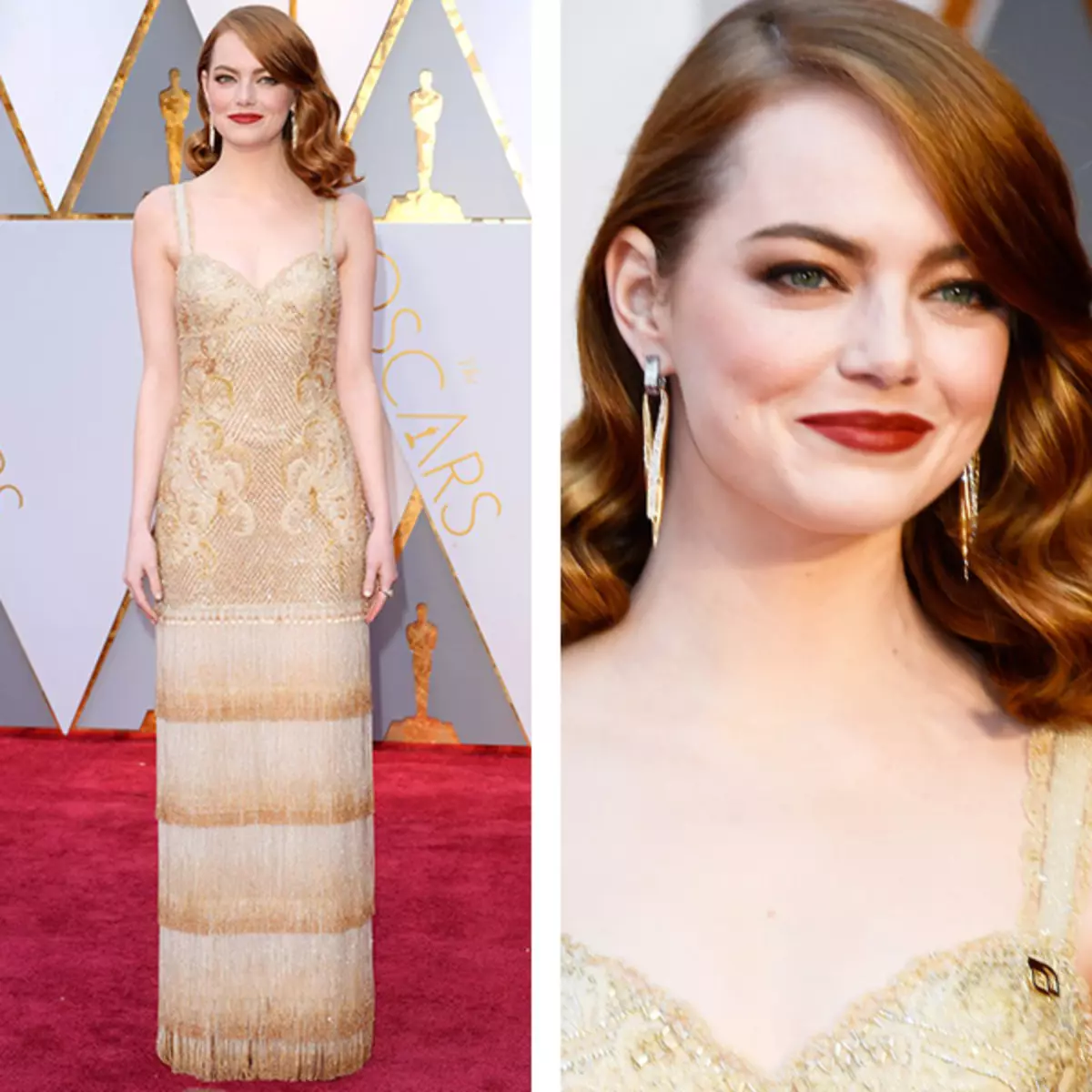 Emma Stone ni Tiffany & Co. Awọn Afikọti