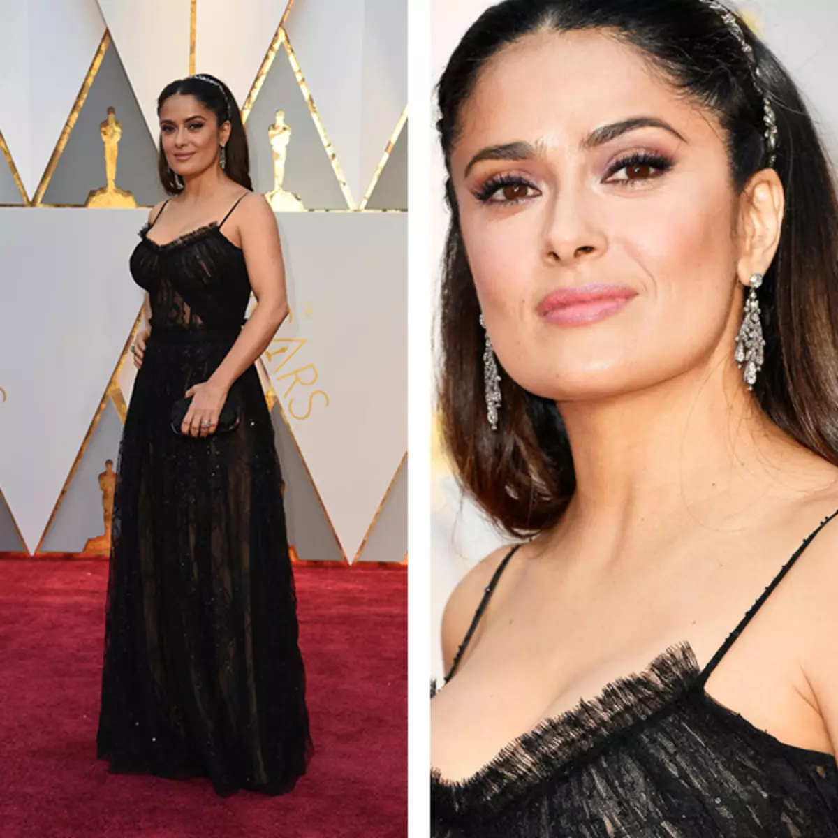 Salma Hayek in Bandan Fred Leighton