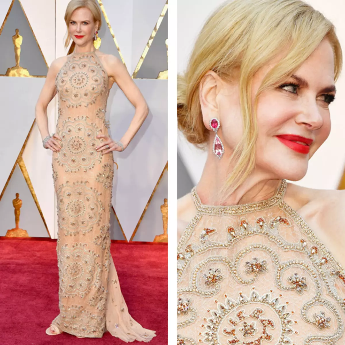 Nicole Kidman in Harry Winston ornaments