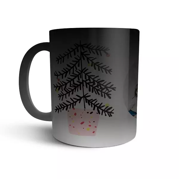 Ny hevitra momba ny fanomezana famoronana kely ho an'ny mpiasa - mug chameleon