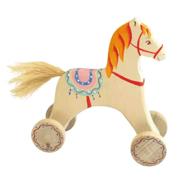 Stock Foto Wooden Rocking Horse Kids fyrir 5 ára brúðkaup