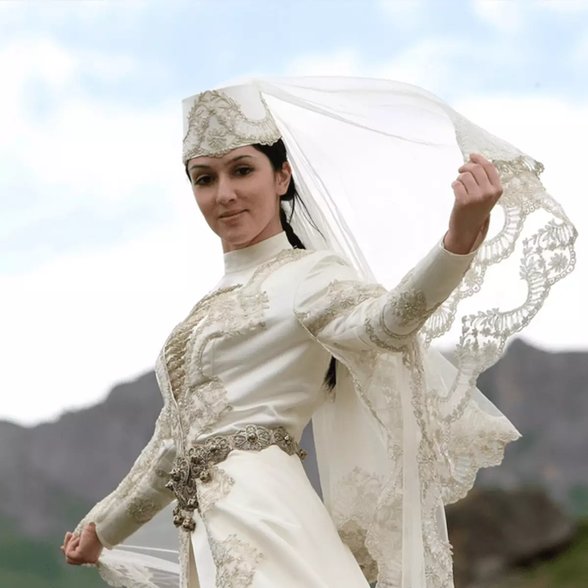 Stock Foto Ossetian Bride kjólar fyrir brúðkaup