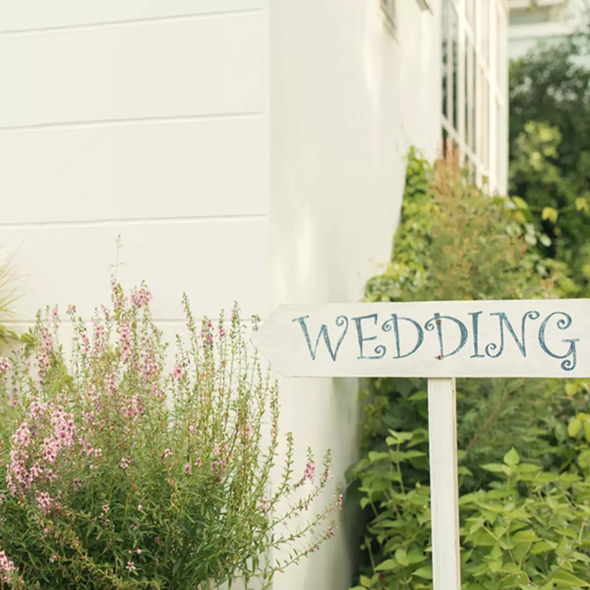 Denim Wedding Plate