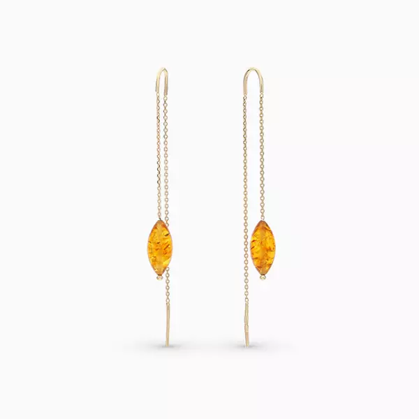 Sl earringen mei Amber