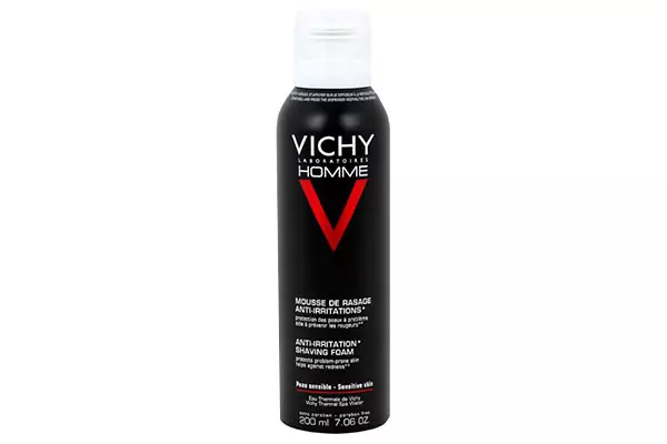 Vichy, থেকে চামড়া জ্বালা বিরুদ্ধে শেভিং ফোম