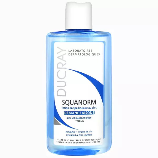 Dandruff lotion med sink Squanorm Lotion Antipelliculaire Au sink fra Ducray