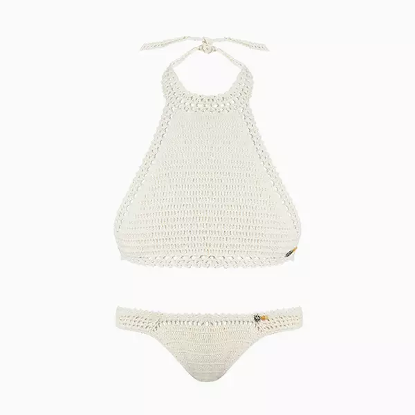 Knitted Swimsuit ئۇ قىلدى Me