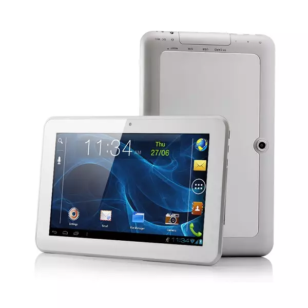 Komputer tablet ing kasus logam