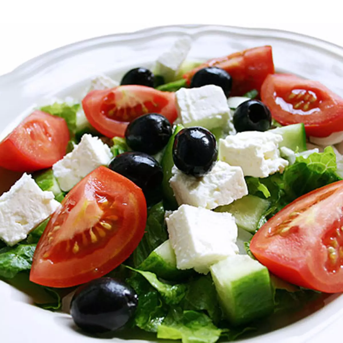 Foto de stock Ensalada griega para la boda