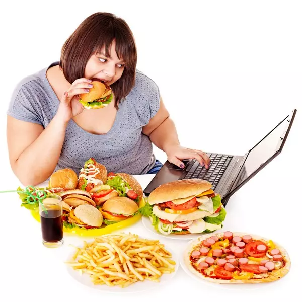 Overweight გამო overeating