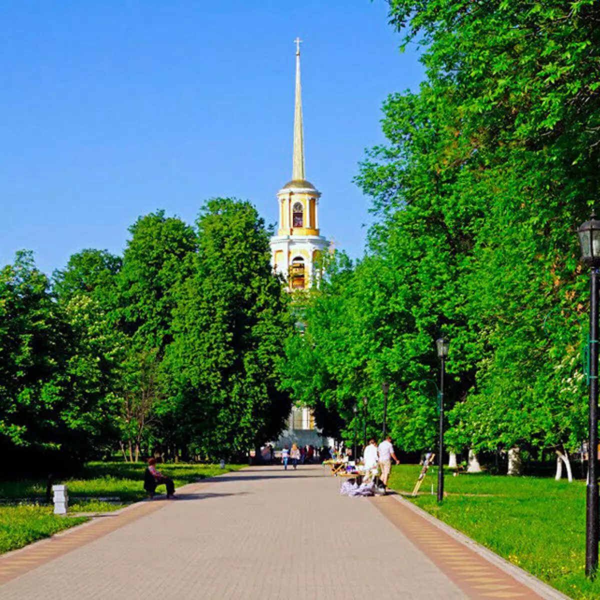 pragtige park in Ryazan