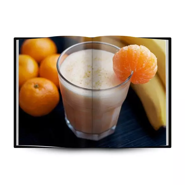 Narancssárga smoothie mandarinokkal