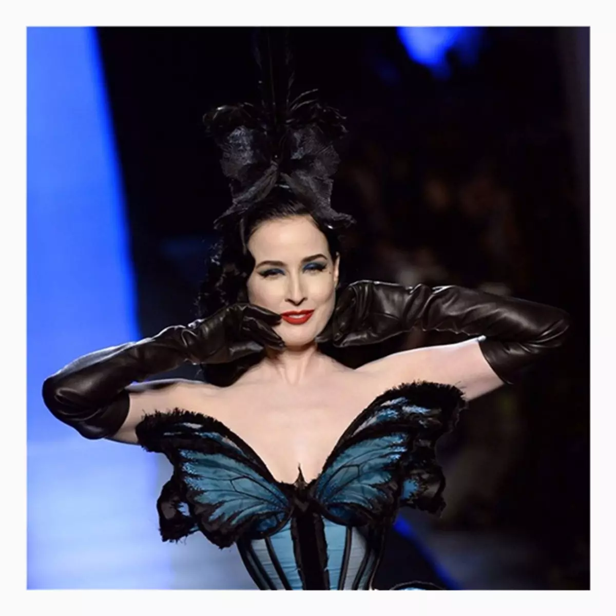 I-Dithy yasemuva iTiz ekugcineni kombukiso uJean Paul Gaultier Couture, entwasahlobo 2014