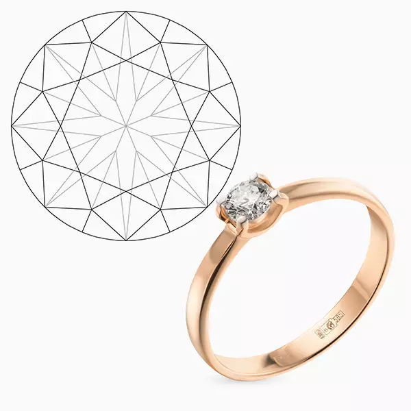 Gold SL Ring with Diamonds