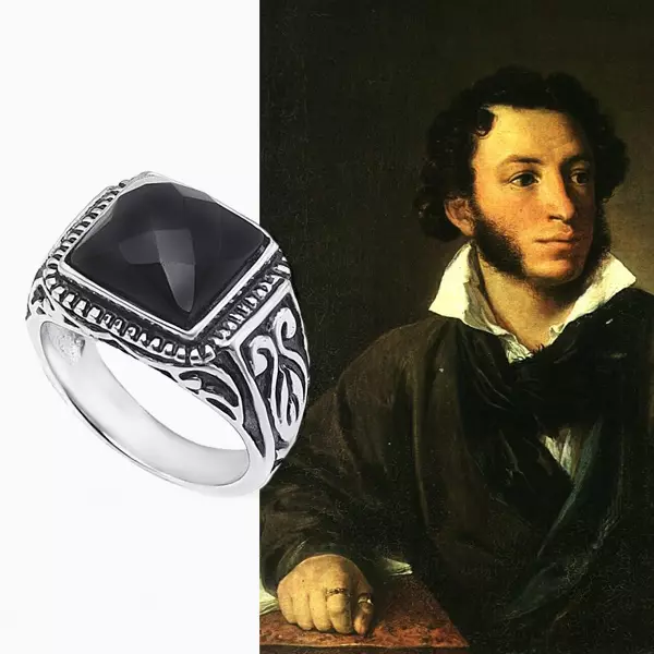 Steel Ring with Onyx Sergey Gribnyakov