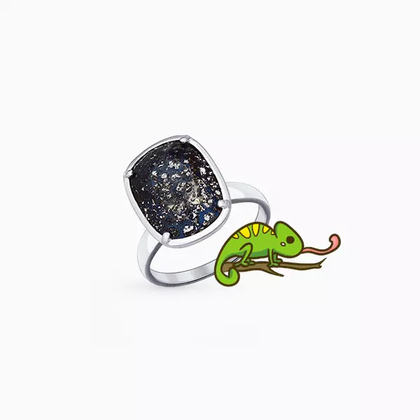 SL Ring, zilver, Swarovski-kristallen