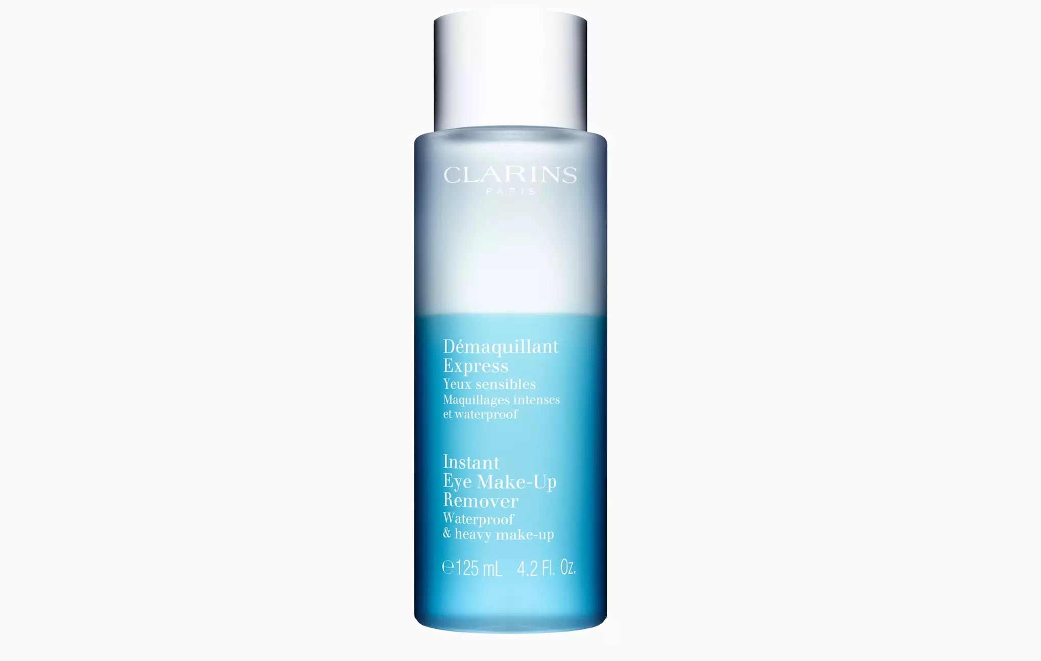 Betsjut foar rappe ferwidering fan verzadigd as waterdicht make-up út Clarins (1 100-rub.)