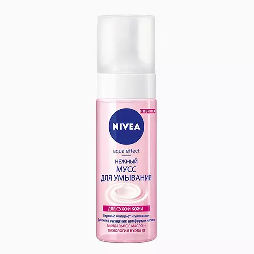 Ніжний мус для вмивання для сухої шкіри Nivea