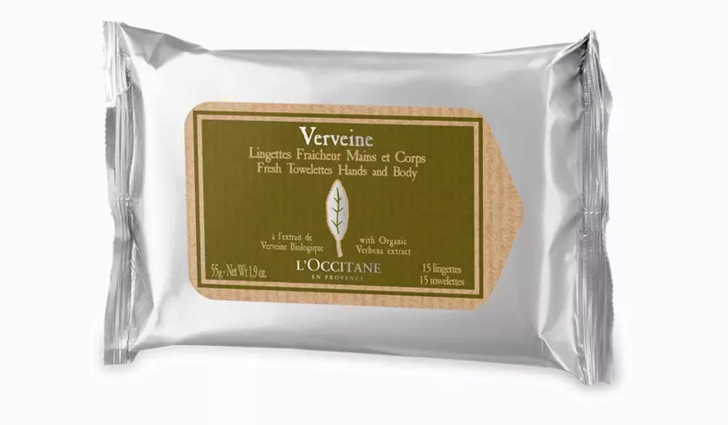 Pastrimi i napkins freskuese "Verbena" nga l'Occitane (420 rubla)