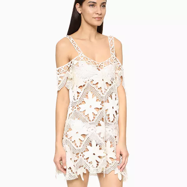 Transparent Dress Knitted bo Beach bo Love & Lemons