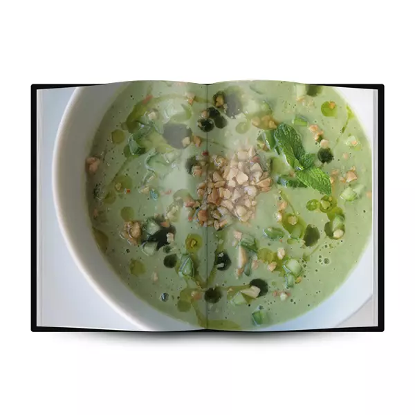 Cogombre Gaspacho amb vasabi i Menta