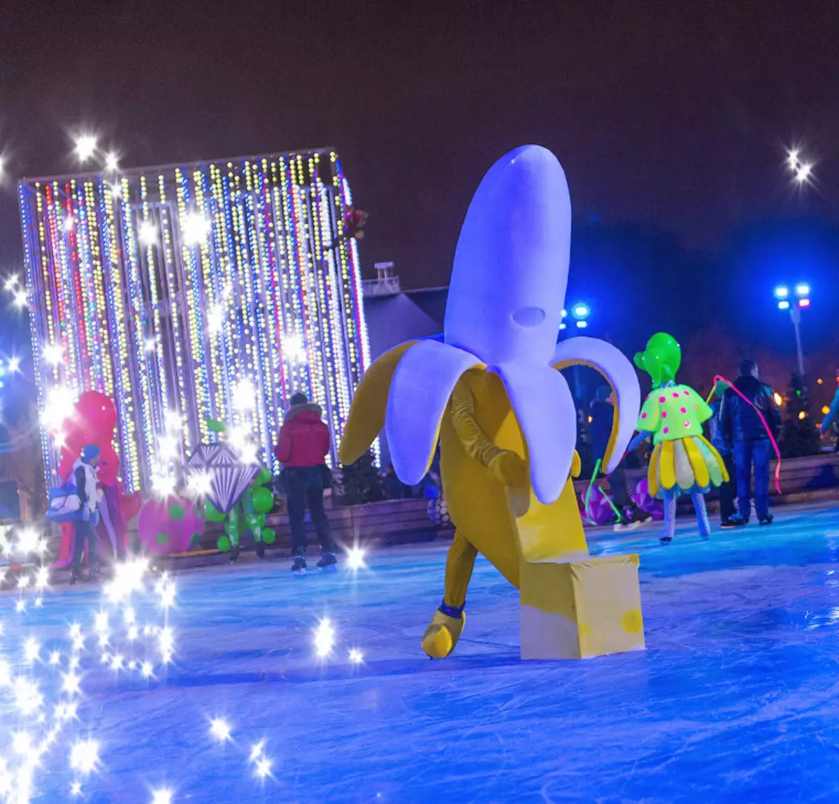 Lodowisko na łyżwach w Gorky Park