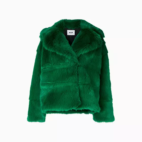 Msgm Fur Coat di pelliccia artificiale