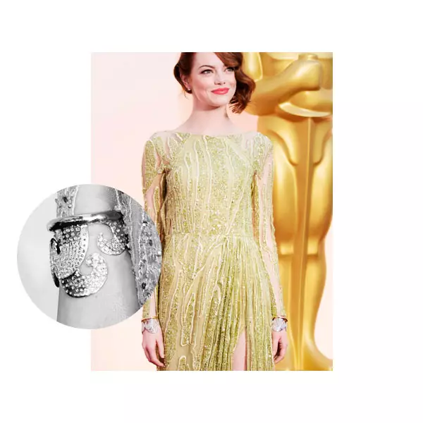 Emma Stone in Tiffany & Co Armbande