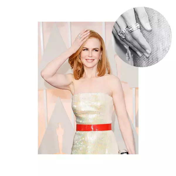 Nicole Kidman in Harry Winston Rings