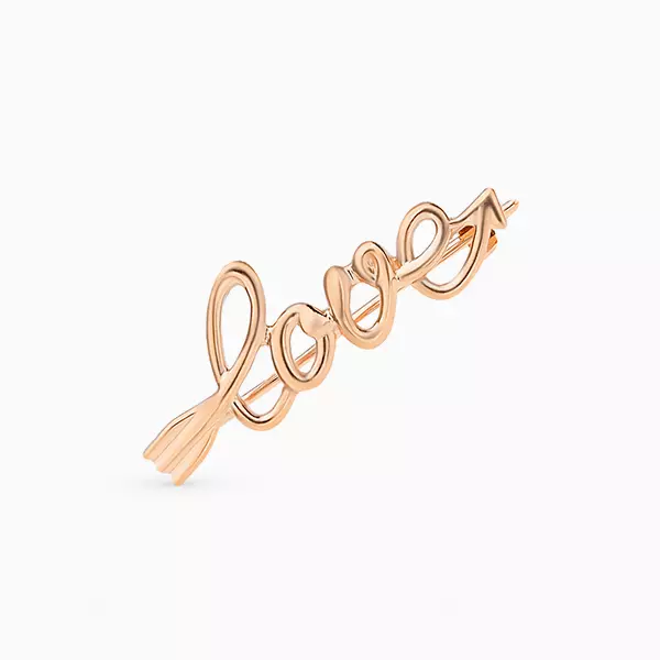 Brooch DEL'TA, Rose Gold