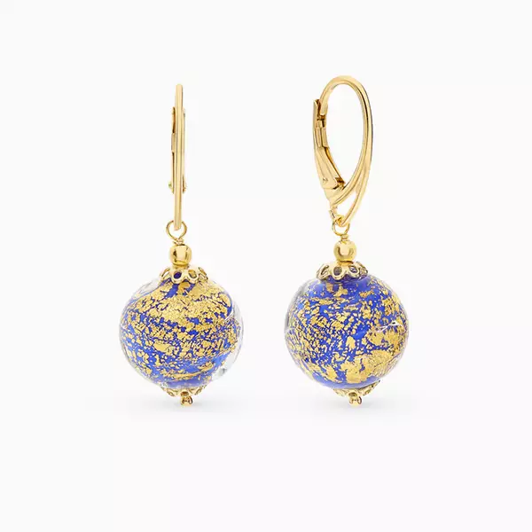 Earringen Venetiarum, Sulver, Murano Glass